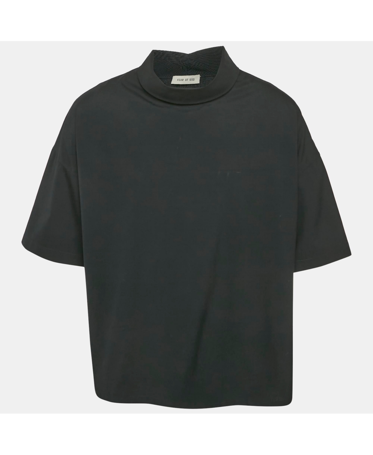 Click here for Pre-Owned Fear Of God Mens Black Cotton Blend Reve... prices