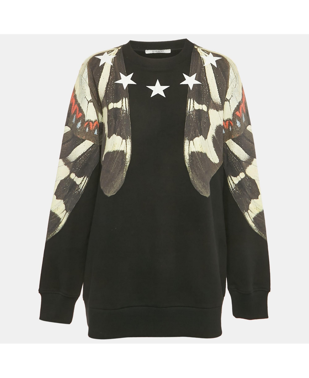 Click here for Pre-Owned Givenchy Womens Black Butterfly Print Co... prices