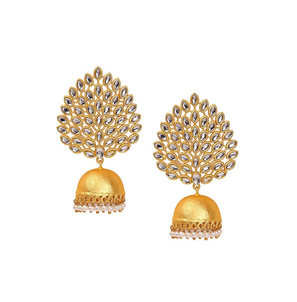 Click here for Sohi Womens Bell Drop Earrings - Gold prices