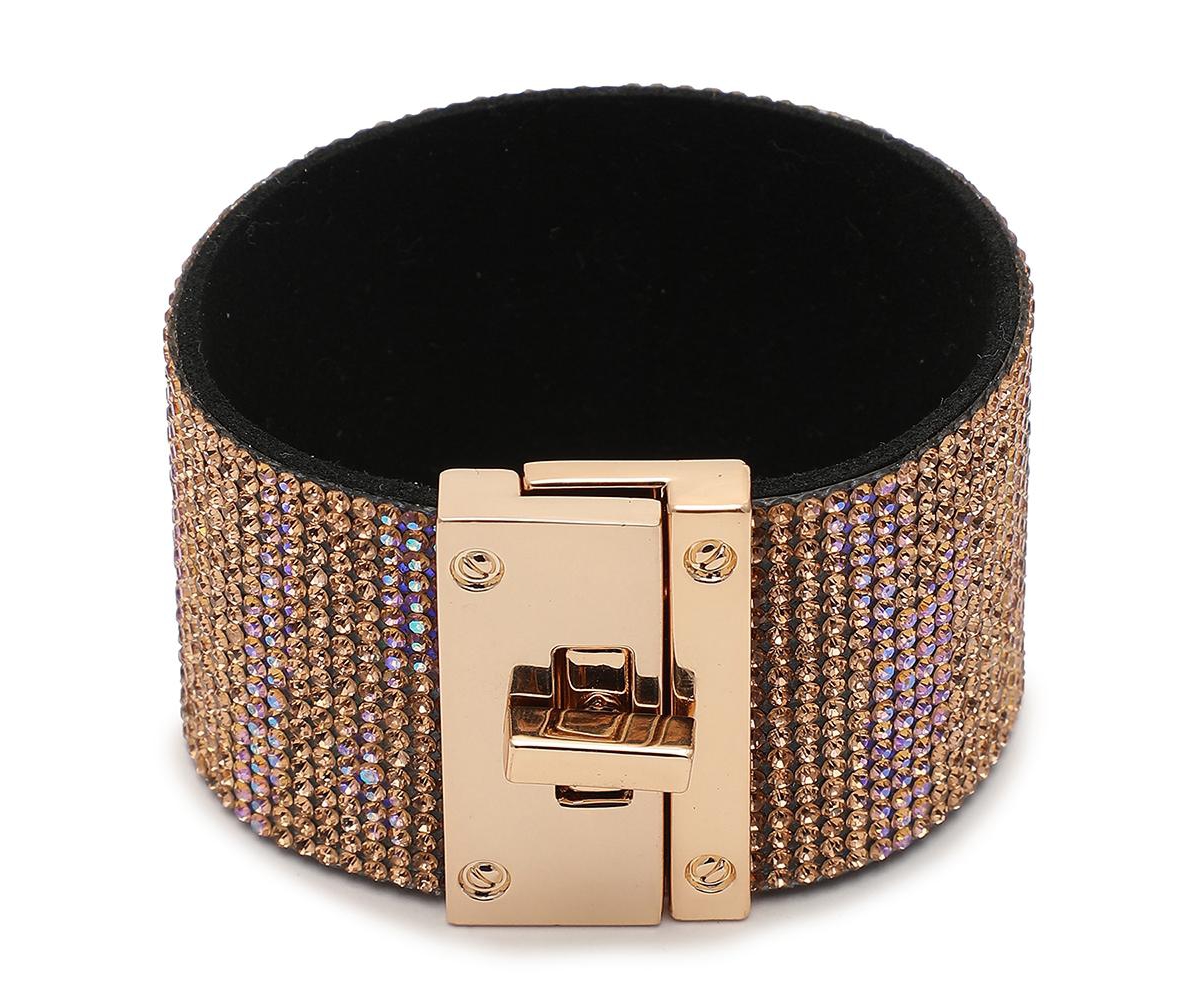Click here for Sohi Womens Bling Statement Bracelet - Gold prices