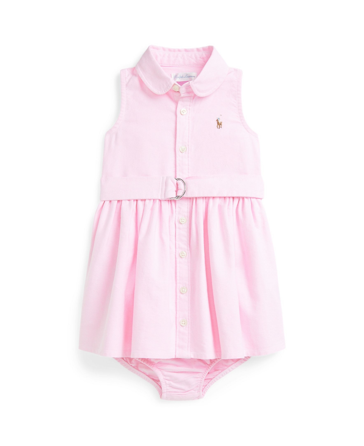 Click here for Polo Ralph Lauren Baby Girls Sleeveless Oxford Shi... prices