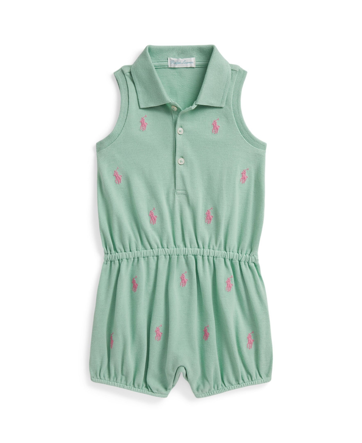 Click here for Polo Ralph Lauren Baby Girls Pony Bubble Shortall... prices