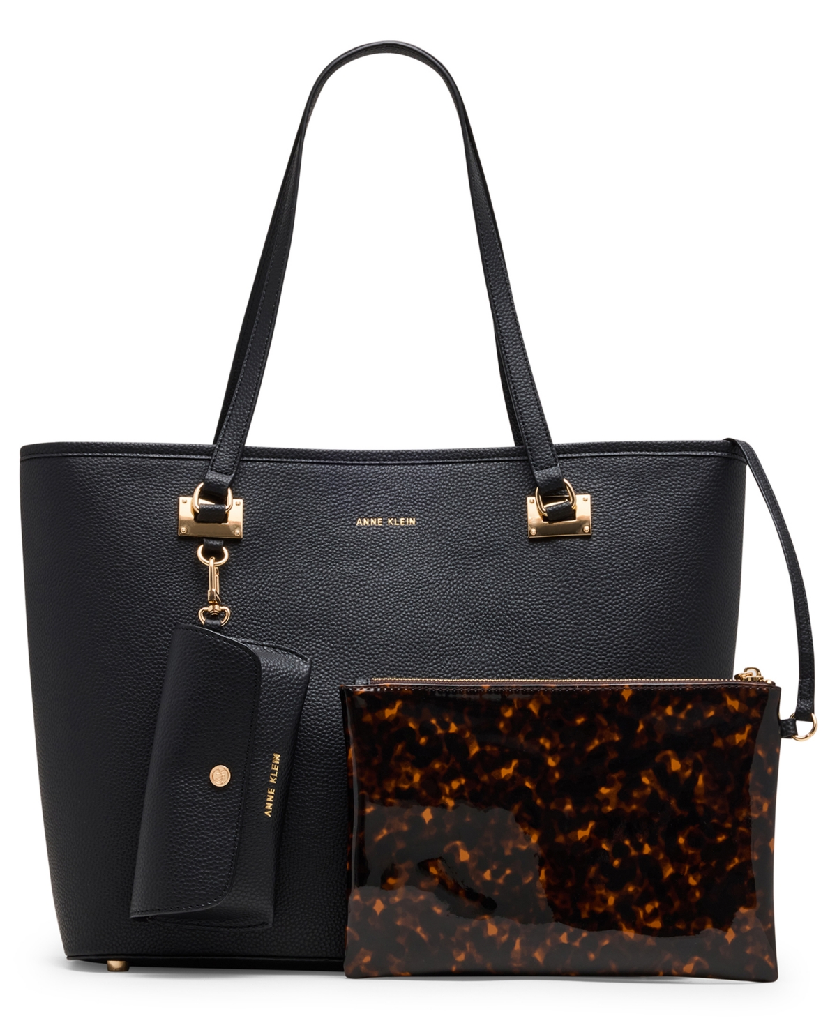 Click here for Anne Klein X-Large Work Tote Bag - Black/tort prices