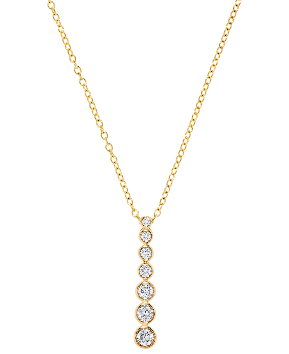 Click here for Macys Diamond Pendant Necklace (1/2 ct. t.w.) in 1... prices
