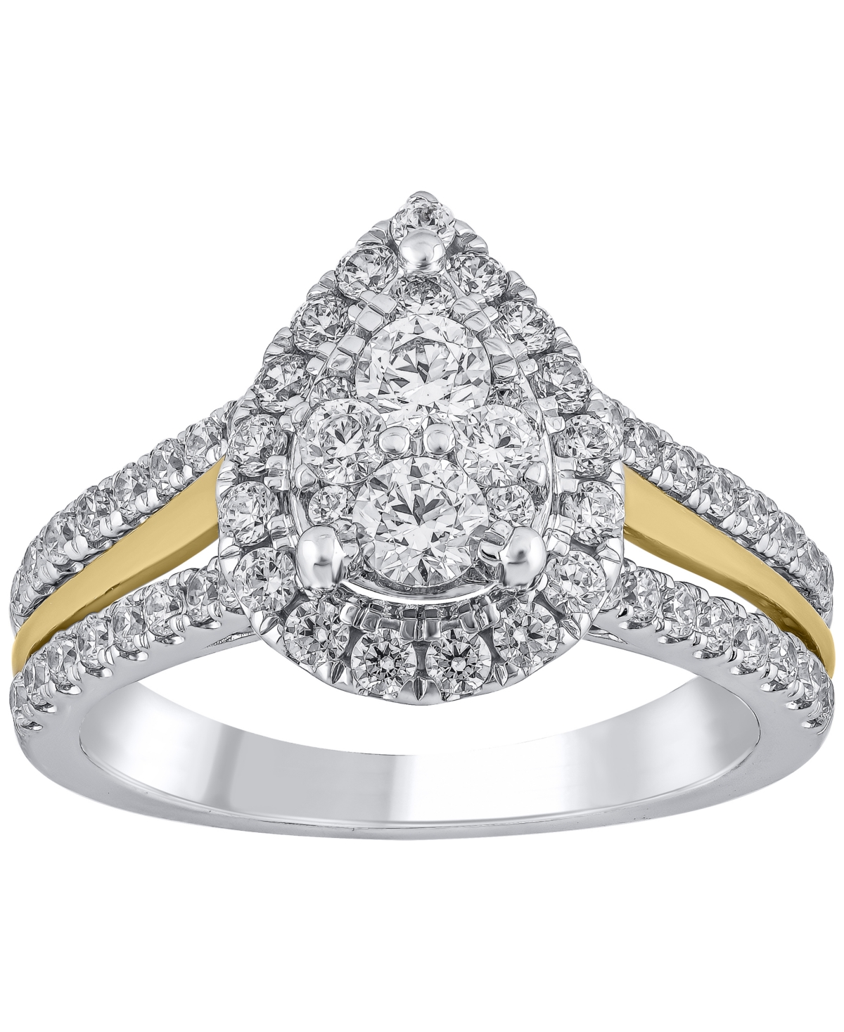 Click here for Macys Diamond Bridal Ring (1 ct. t.w.) in 14k Whit... prices
