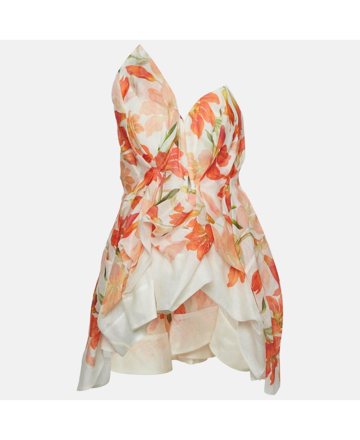 Click here for Pre-Owned Zimmermann Womens Floral Print Linen Ble... prices