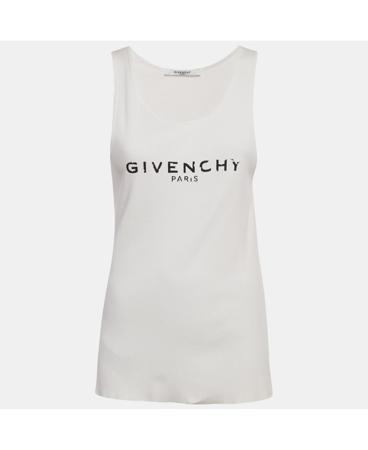 Click here for Pre-Owned Givenchy Womens Printed Rib Knit Tank To... prices