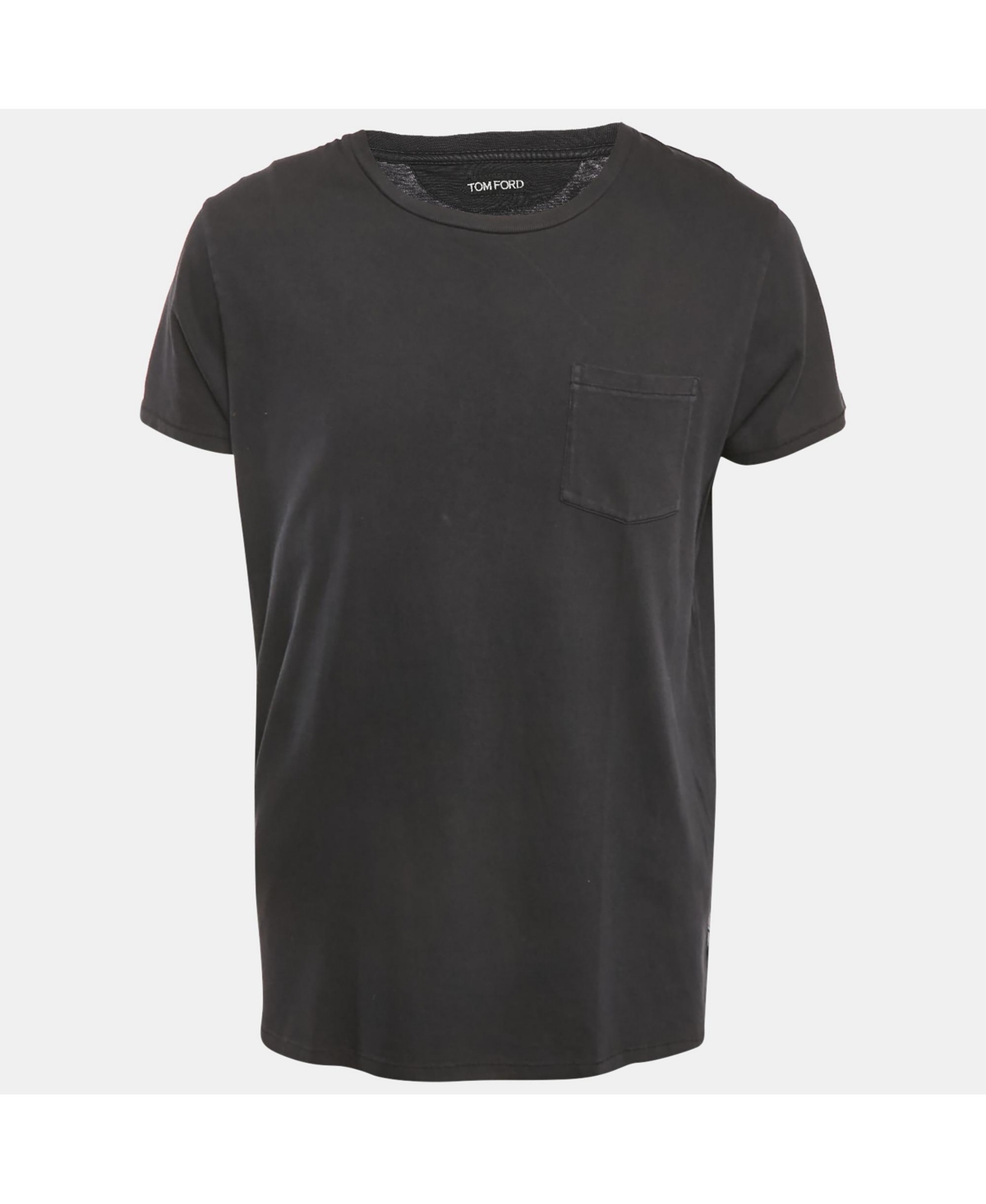 Click here for Pre-Owned Tom Ford Mens Black Cotton Knit Front Po... prices