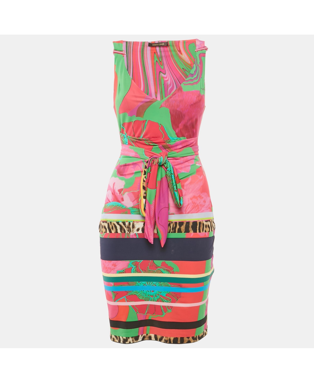 Click here for Pre-Owned Roberto Cavalli Womens Pink Printed Jers... prices