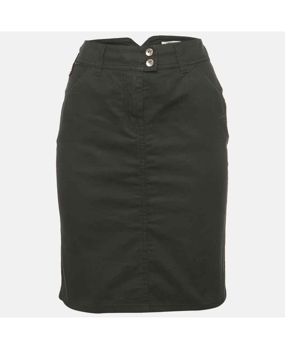 Click here for Pre-Owned Moschino Womens Jeans Black Cotton Logo... prices