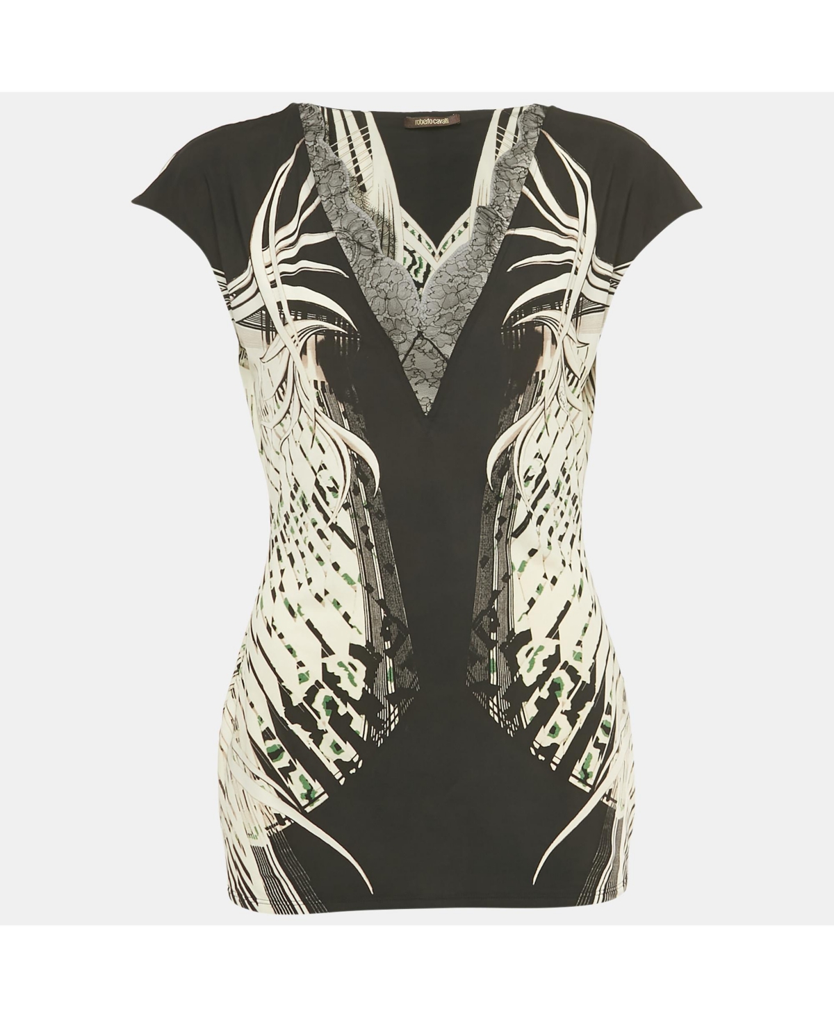 Click here for Pre-Owned Roberto Cavalli Womens Beige Cotton And... prices