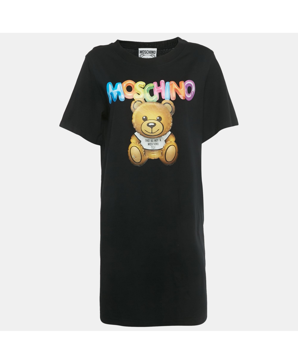 Click here for Pre-Owned Moschino Womens Black Teddy Print Jersey... prices