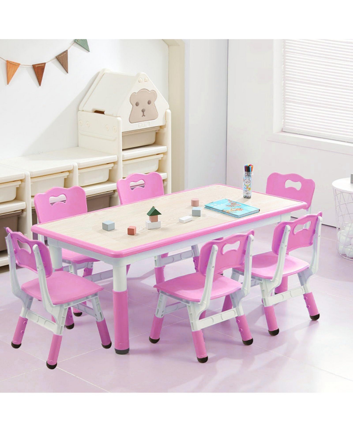Click here for Gaomon Kids Table and Chairs  Height Adjustable To... prices