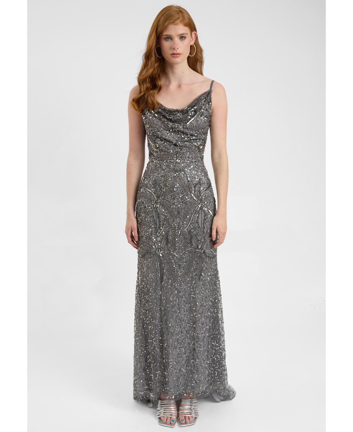 Click here for Beauut Womens Embellished Sequin Beaded Maxi Dress... prices
