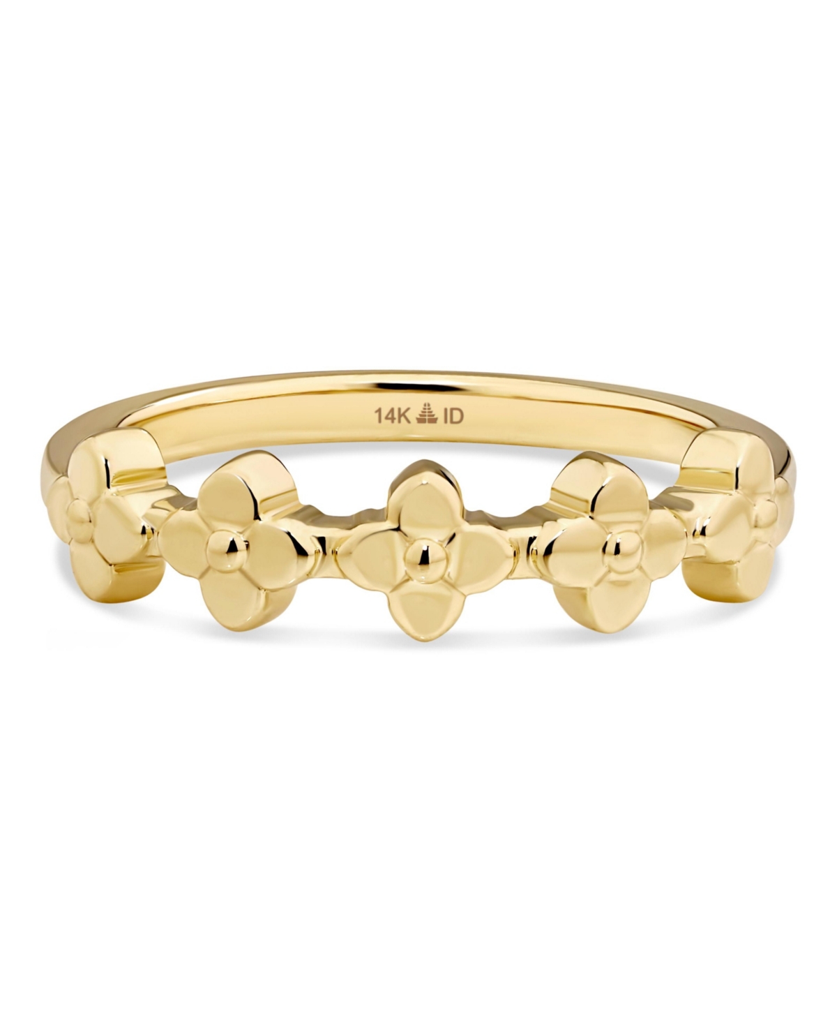 Click here for Devata 14K Gold Clover Ring - Gold prices