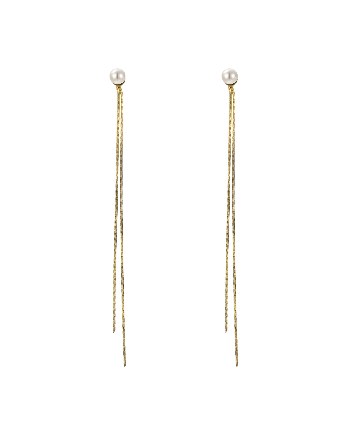 Click here for Untamed Petals Viola Modern Pearl Drop - Gold prices