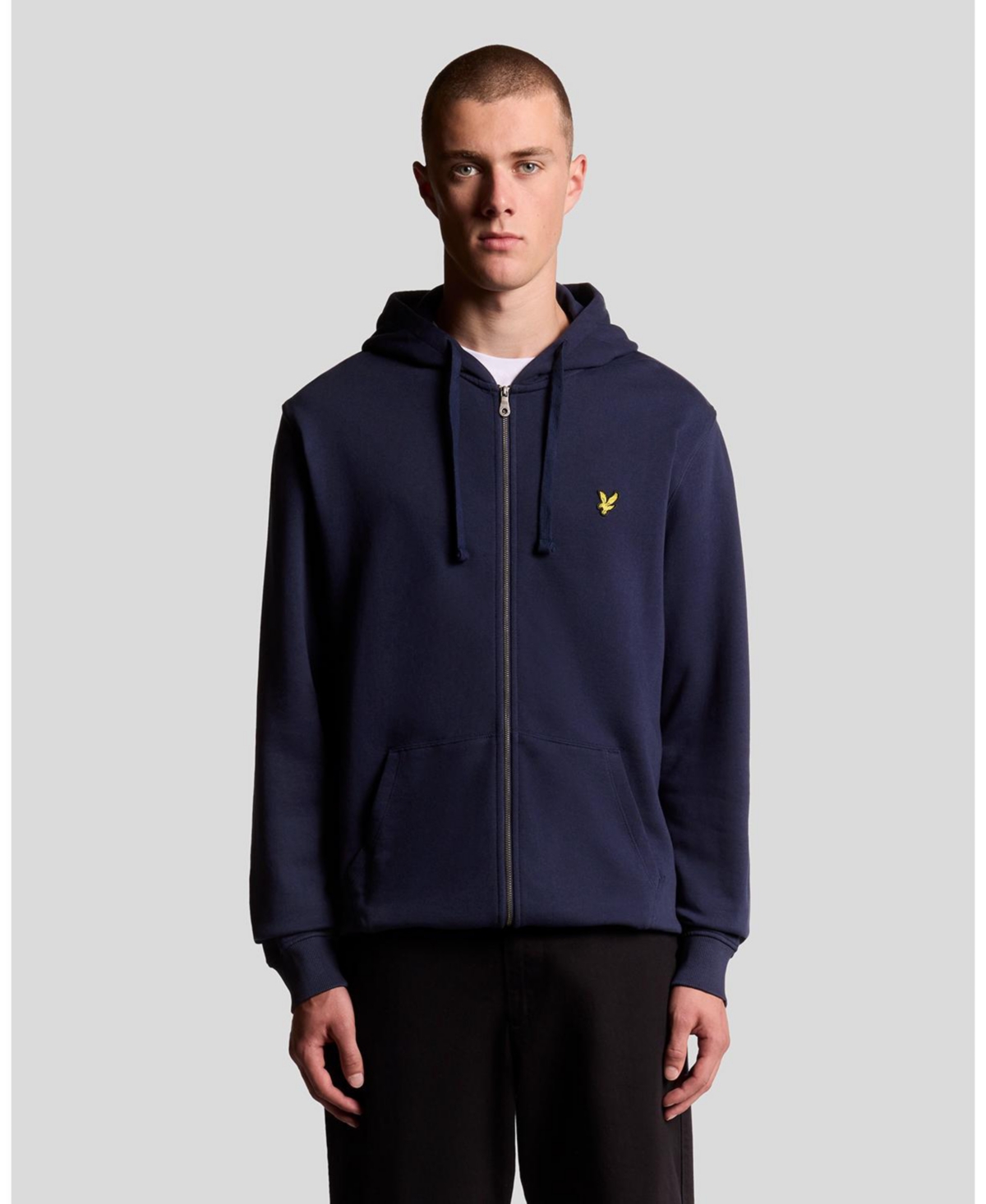 Click here for Lyle & Scott Mens Zip Through Hoodie - Navy prices