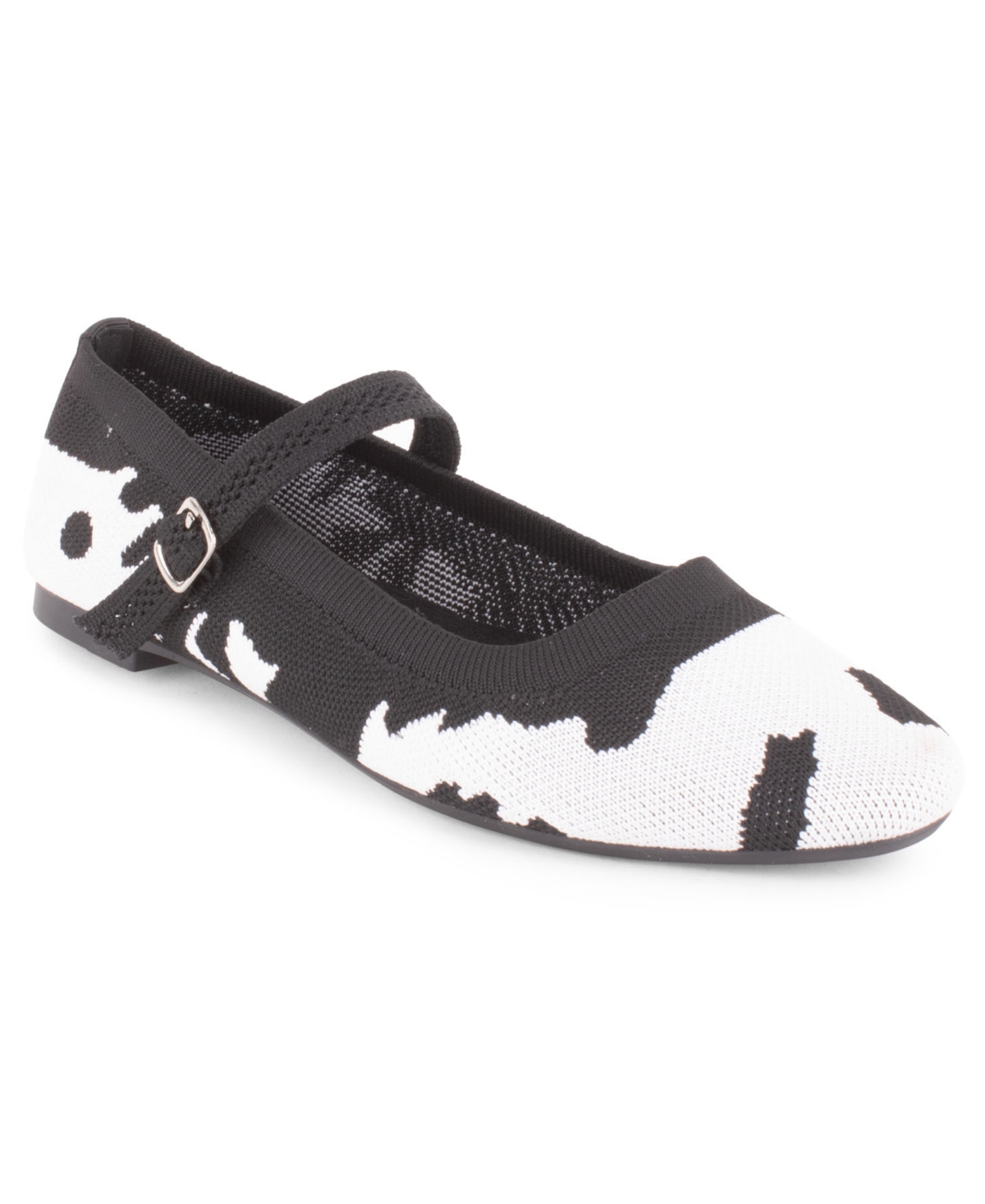 Click here for Tahari Womens Amalfi Printed Mary Jane Flats - Bla... prices