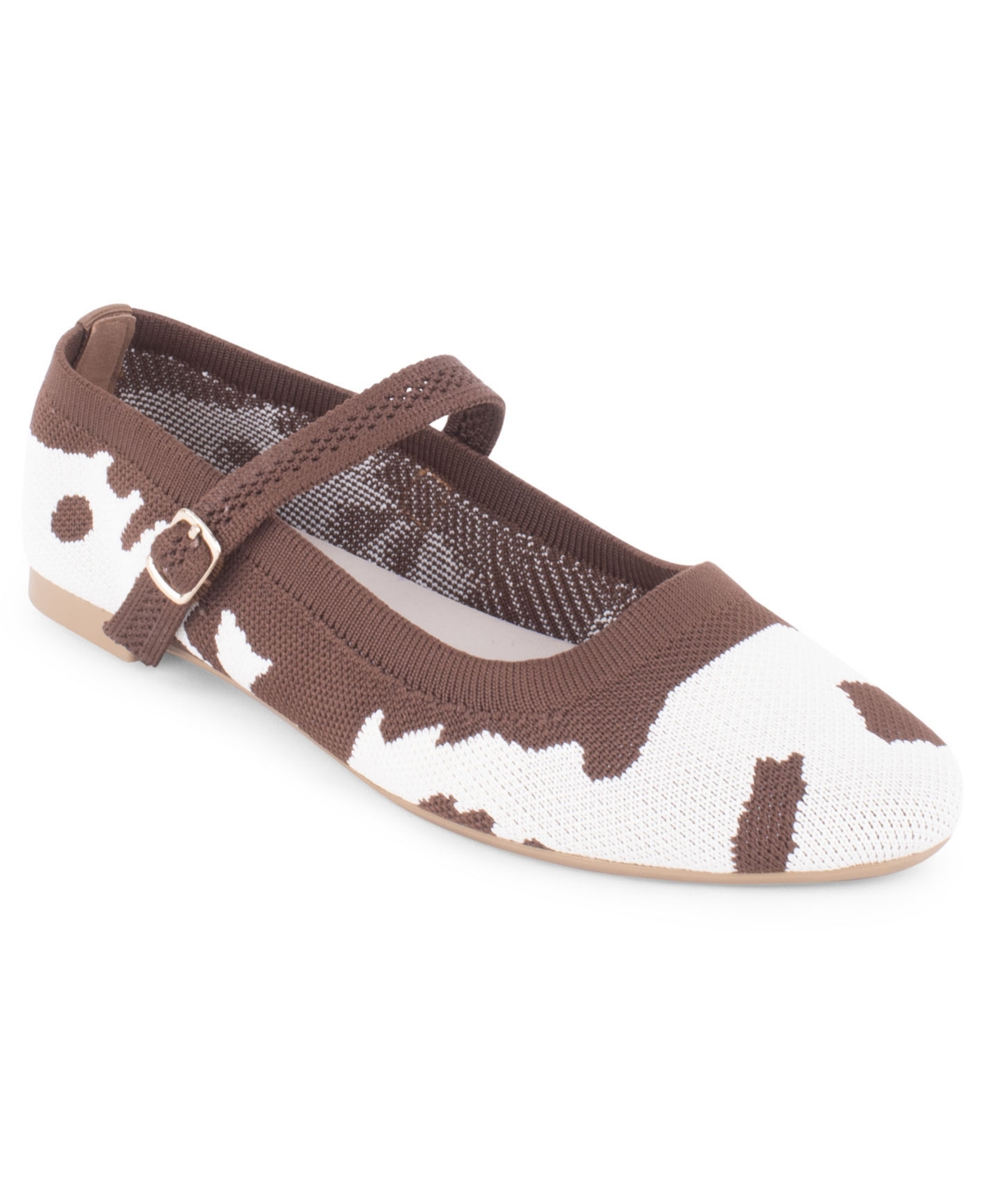 Click here for Tahari Womens Amalfi Printed Mary Jane Flats - Bro... prices