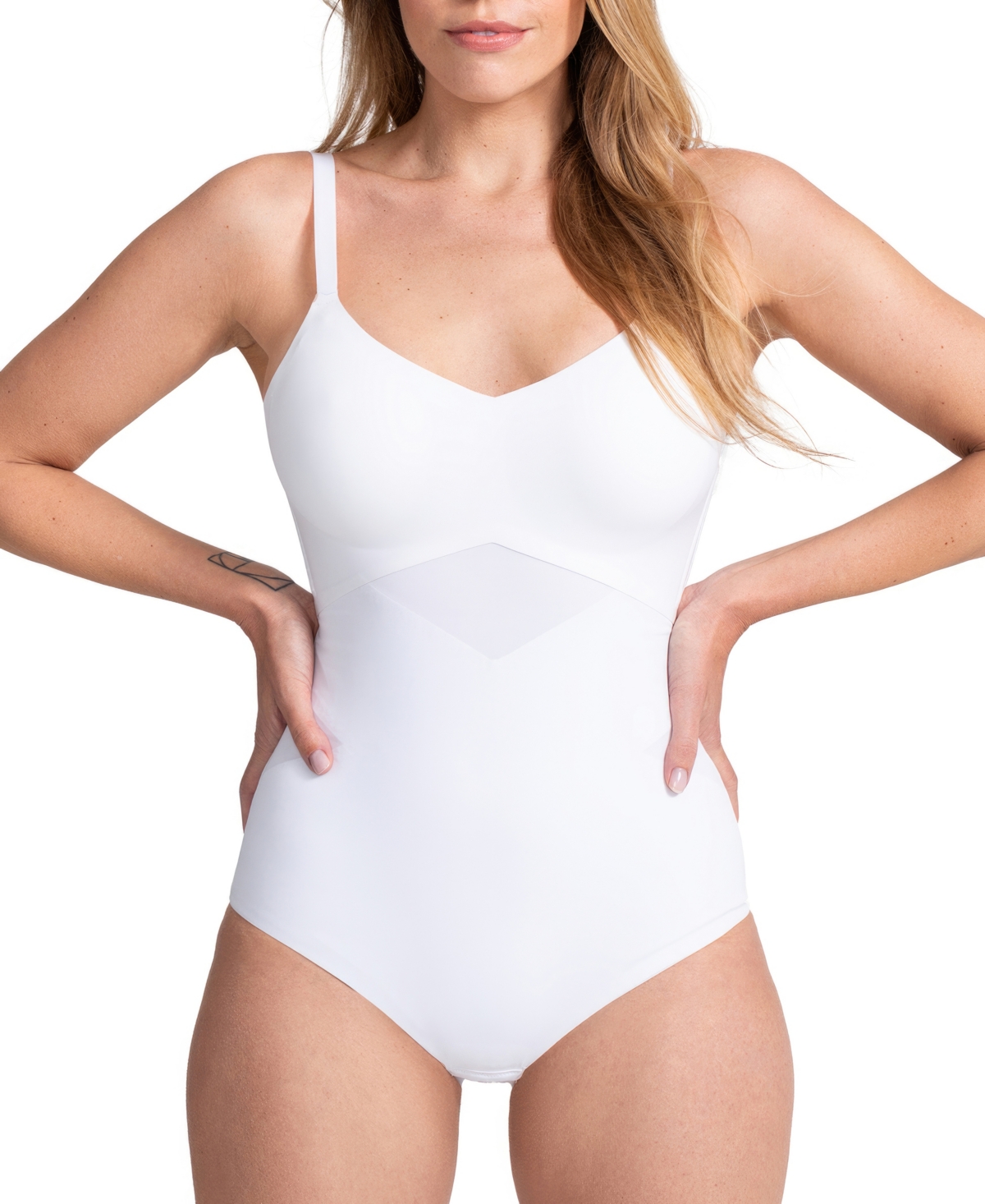 Click here for Honeylove Womens LiftWear Cami Bodysuit - Astral prices