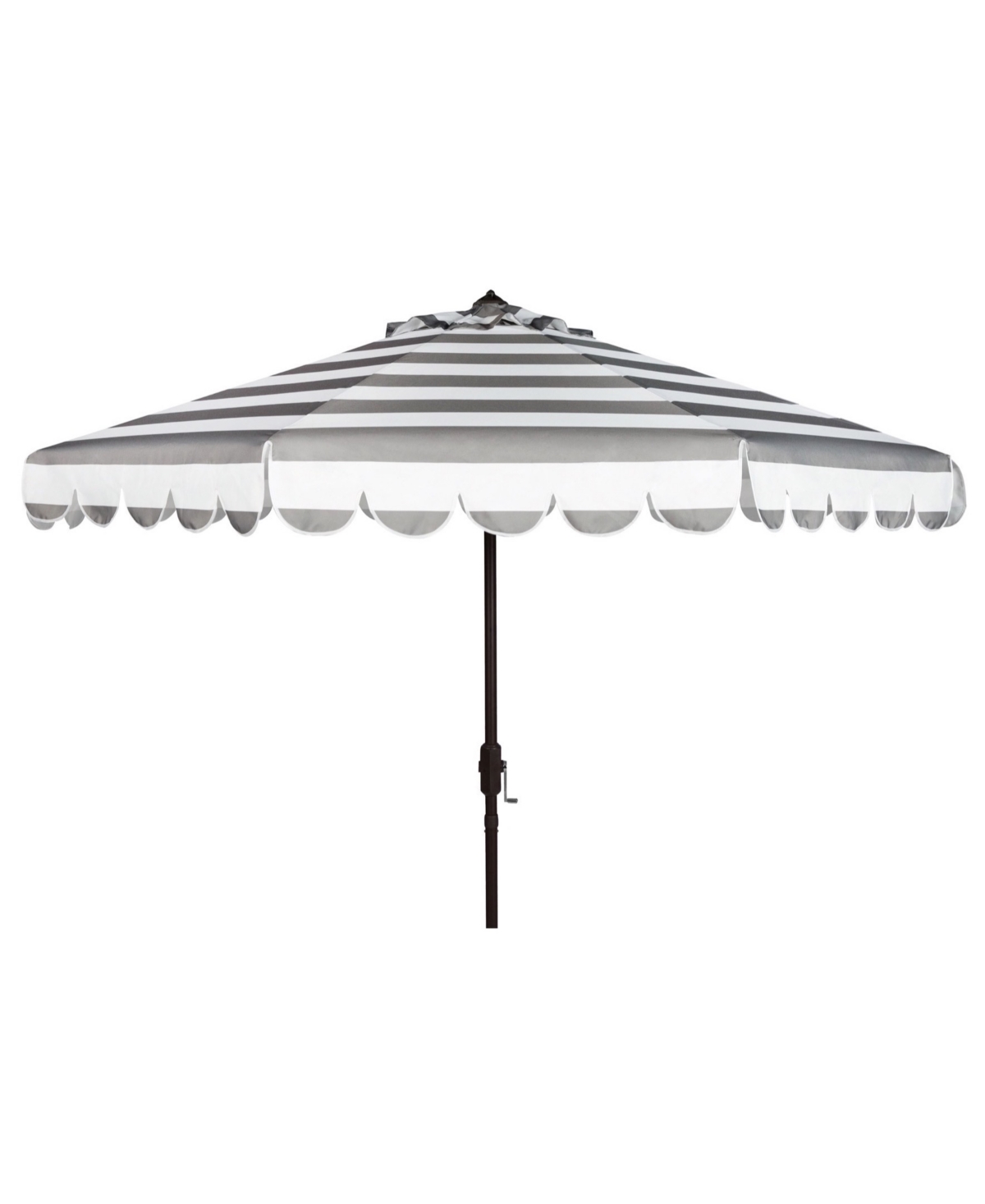 Click here for Maui Striped 9 Umbrella - Grey prices