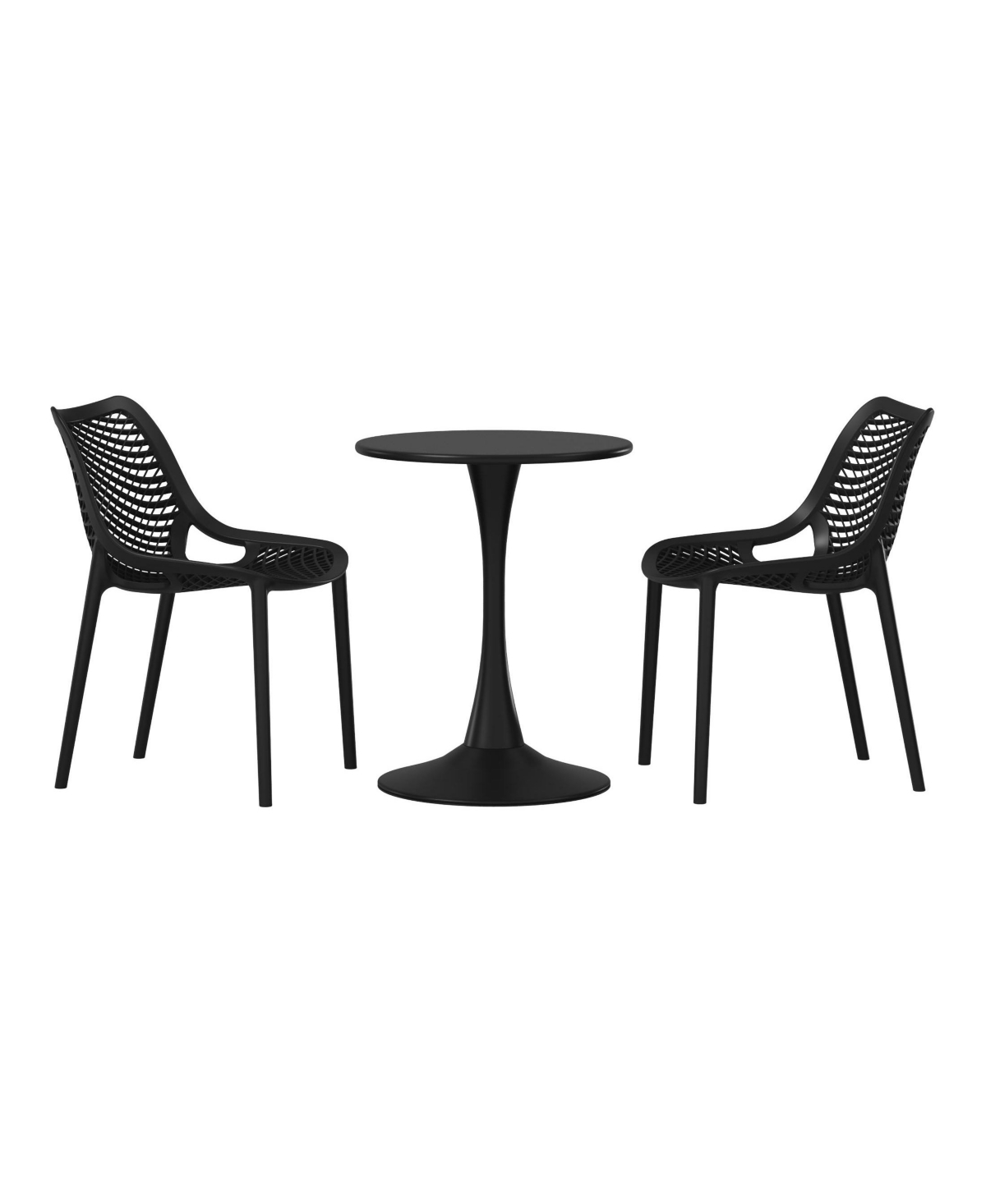 Click here for WestinTrends 3-Piece Outdoor Round Metal Dining Ta... prices