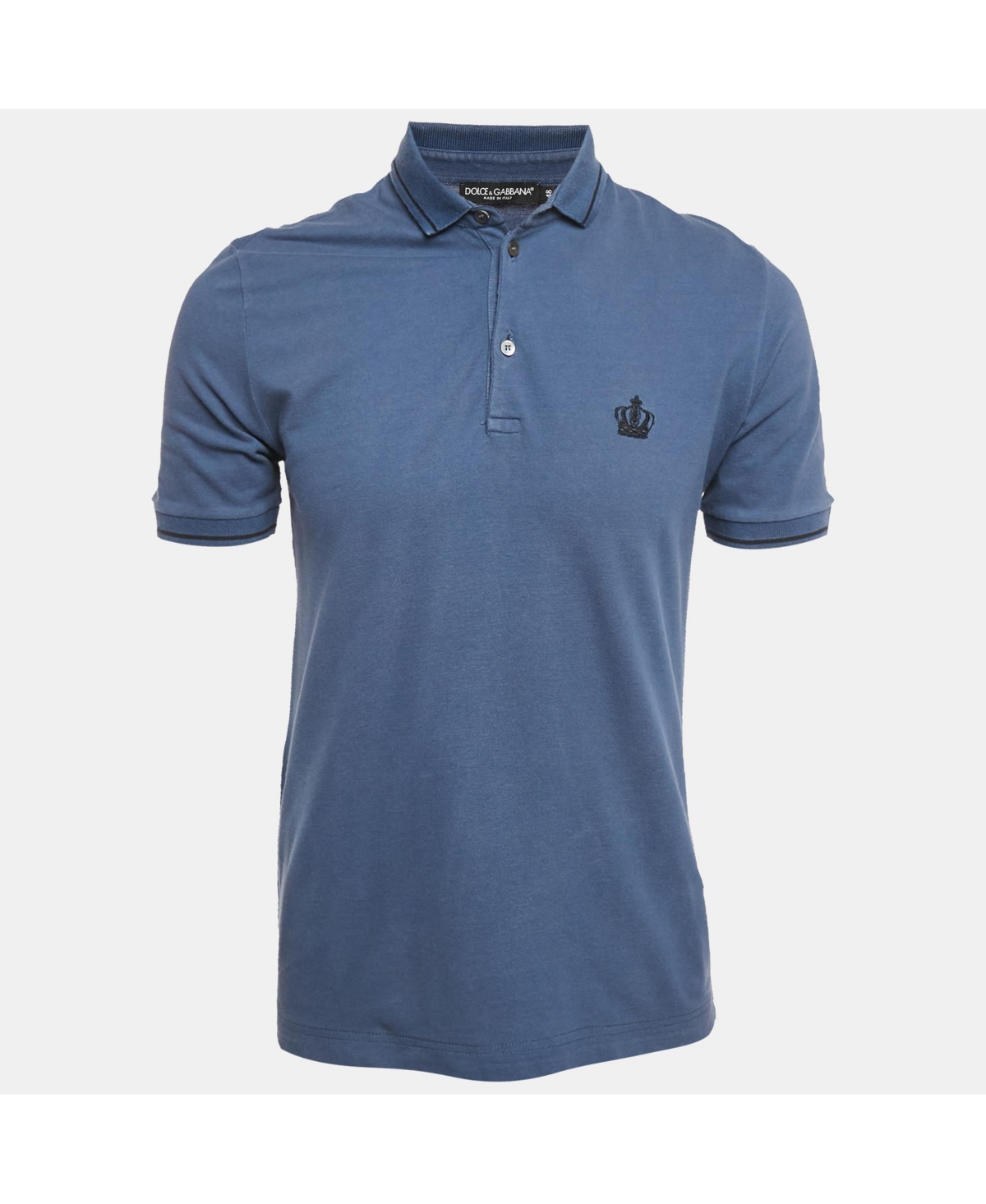Click here for Pre-Owned Dolce & Gabbana Mens Cotton Pique Polo T... prices