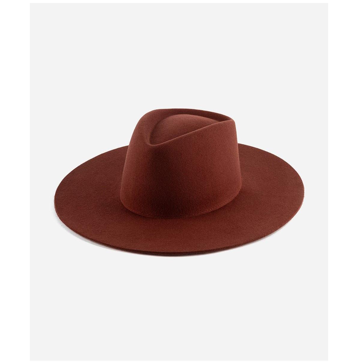 Click here for Dakota Wide Brim Felt Hat with Triangle Crown for... prices