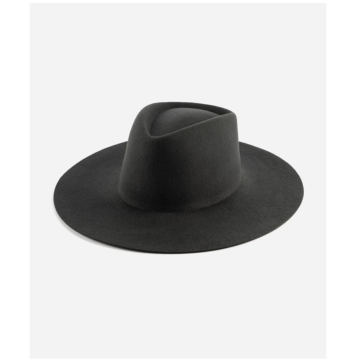 Click here for Dakota Wide Brim Felt Hat with Triangle Crown for... prices