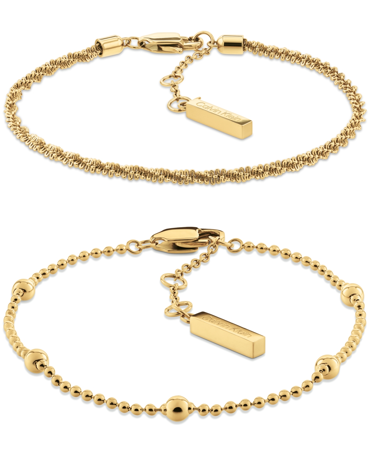 Click here for Calvin Klein Layered Chain Ball Bracelet Gift Set... prices