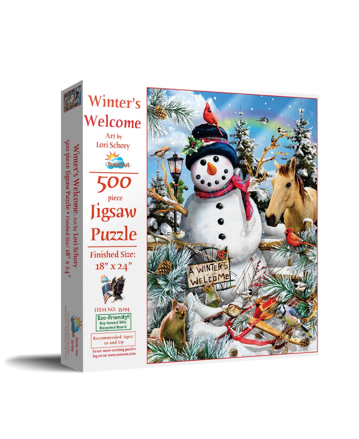 Click here for SunsOut Winters Welcome 500 piece Jigsaw Puzzle fo... prices