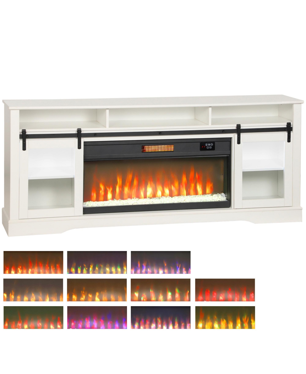 Click here for Homcom Modern Electric Fireplace Tv Sd for TVs Up... prices