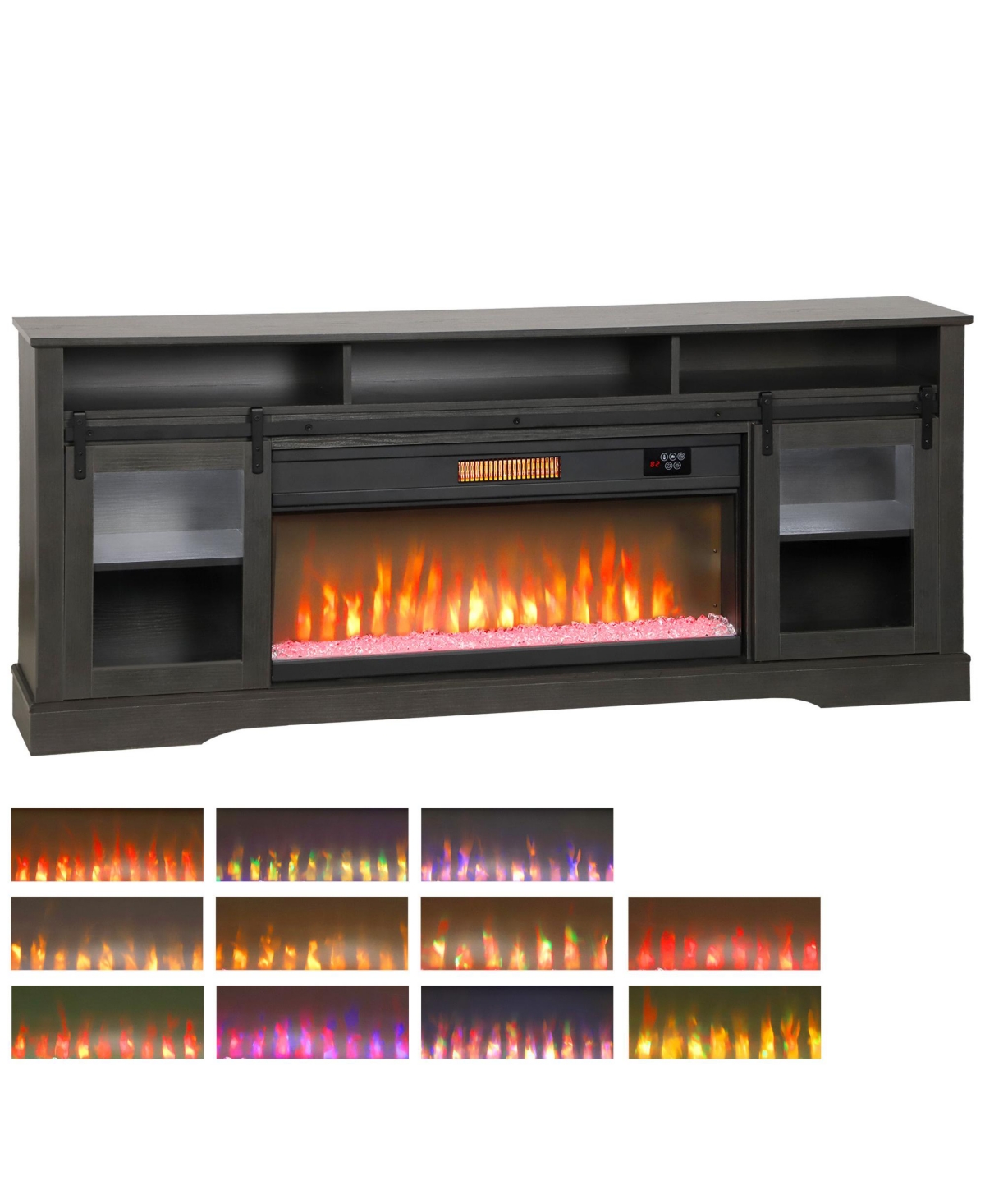 Click here for Homcom Modern Electric Fireplace Tv Sd for TVs Up... prices