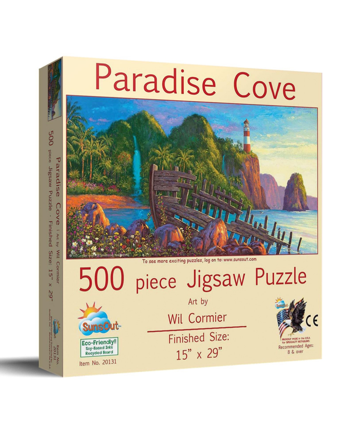 Click here for SunsOut Paradise Cove 500 piece Jigsaw Puzzle for... prices