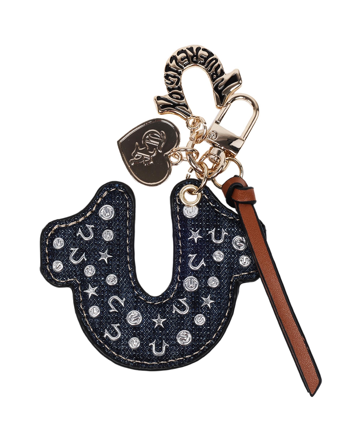 Click here for True Religion Denim Horseshoe Bag Charm - Dark den... prices