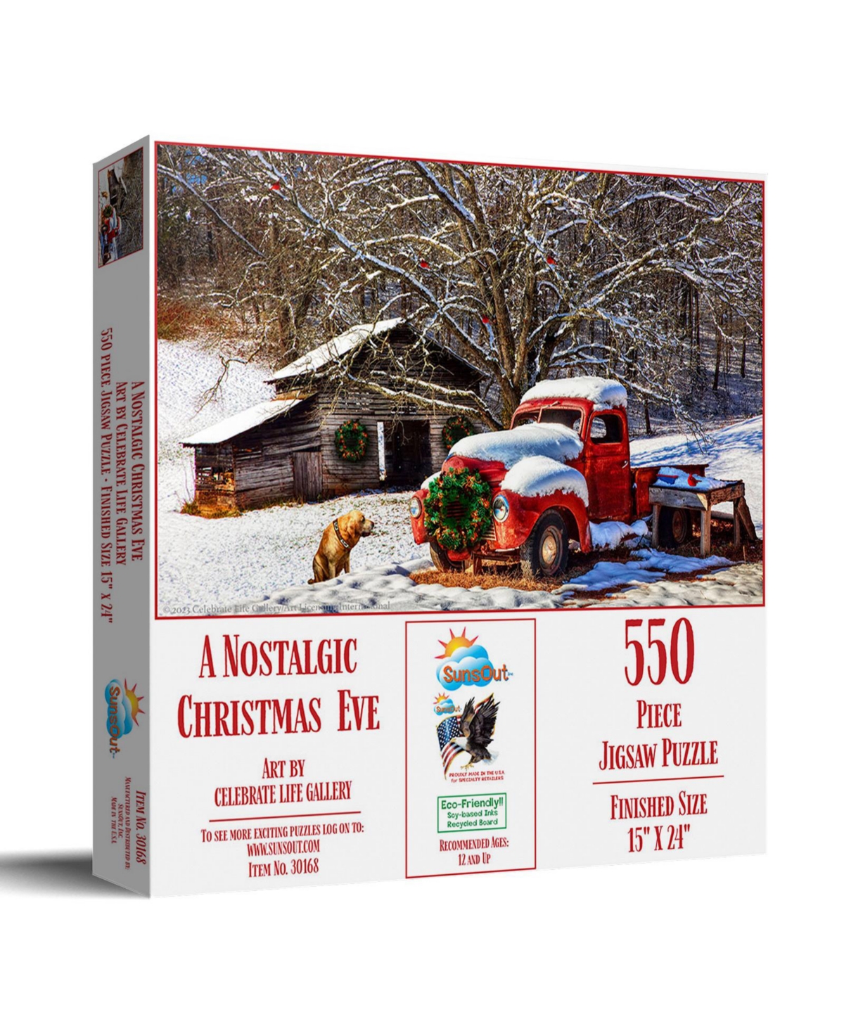 Click here for SunsOut A Nostalgic Christmas Eve 550 piece Jigsaw... prices
