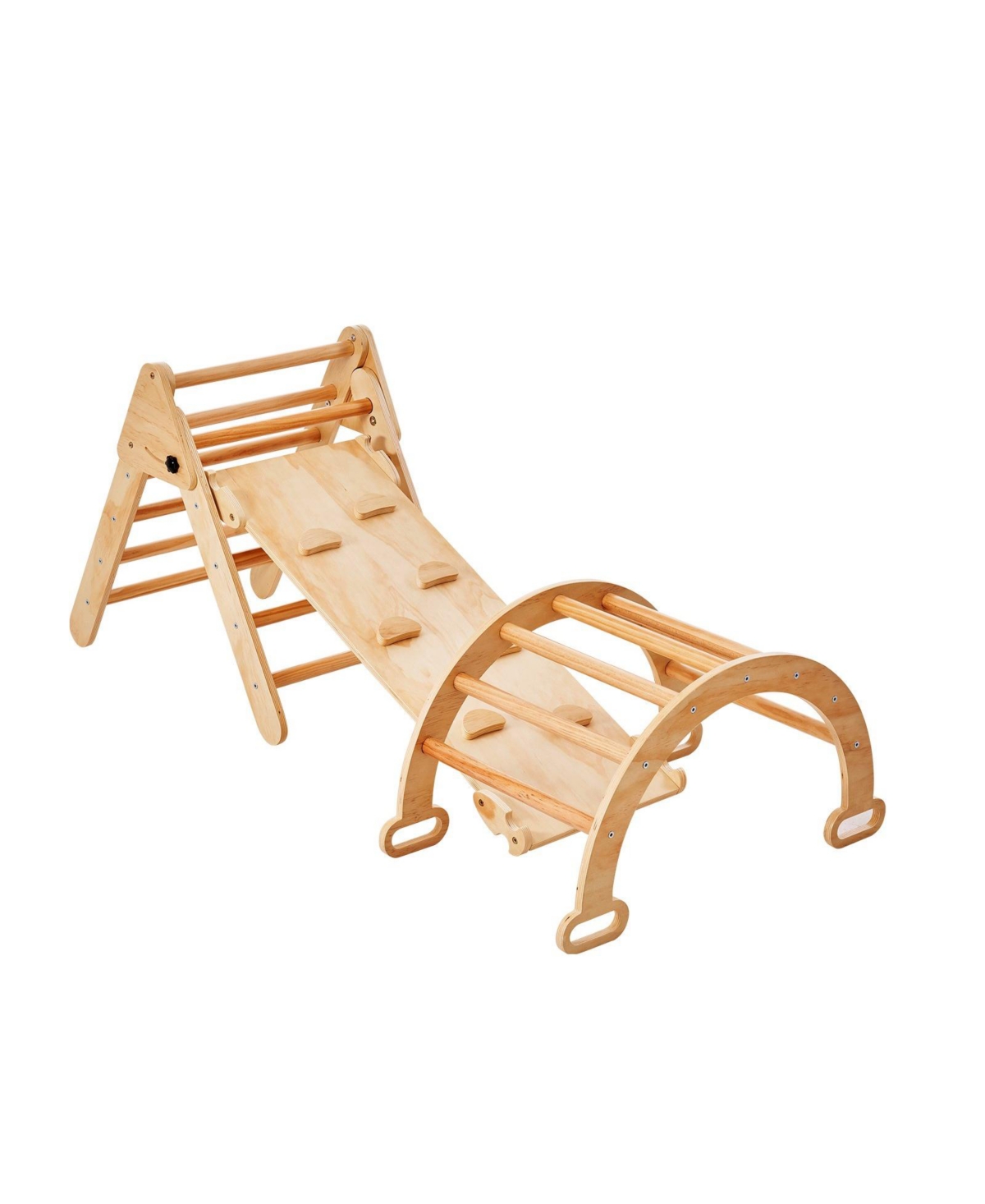 Click here for Hongge Pikler Triangle 5-in-1 Wooden Toddler Climb... prices