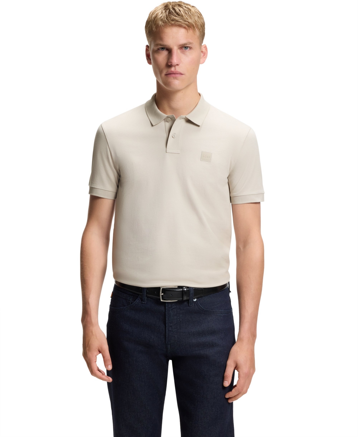 Click here for Boss by Hugo Boss Mens Slim-Fit Stretch-Cotton Log... prices