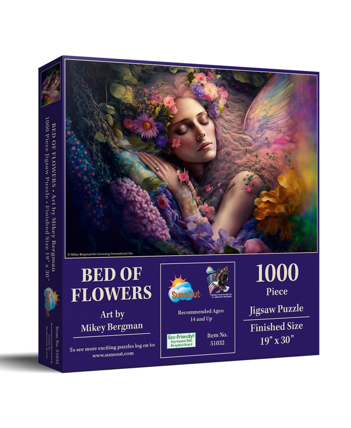 Click here for SunsOut Bed of Flowers 1000 piece Jigsaw Puzzle fo... prices