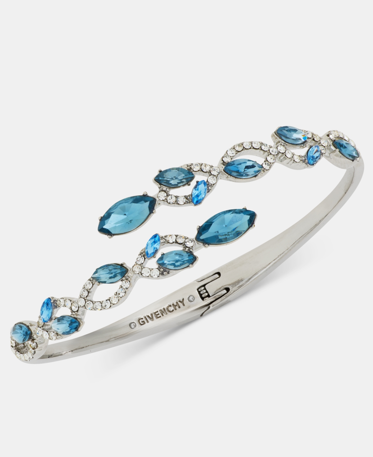 Click here for Givenchy Multi-Stone Vine Bypass Bangle Bracelet -... prices