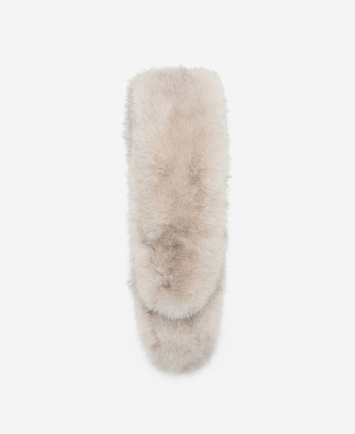 Click here for Mango Womens Fur-Effect Scarf - Beige prices