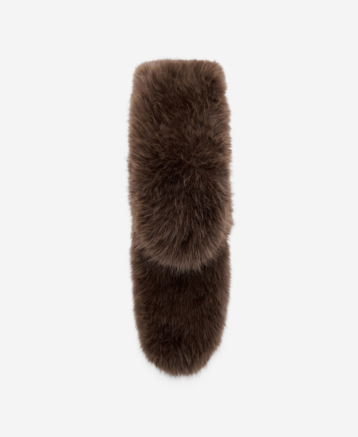 Click here for Mango Womens Fur-Effect Scarf - Chocolate prices