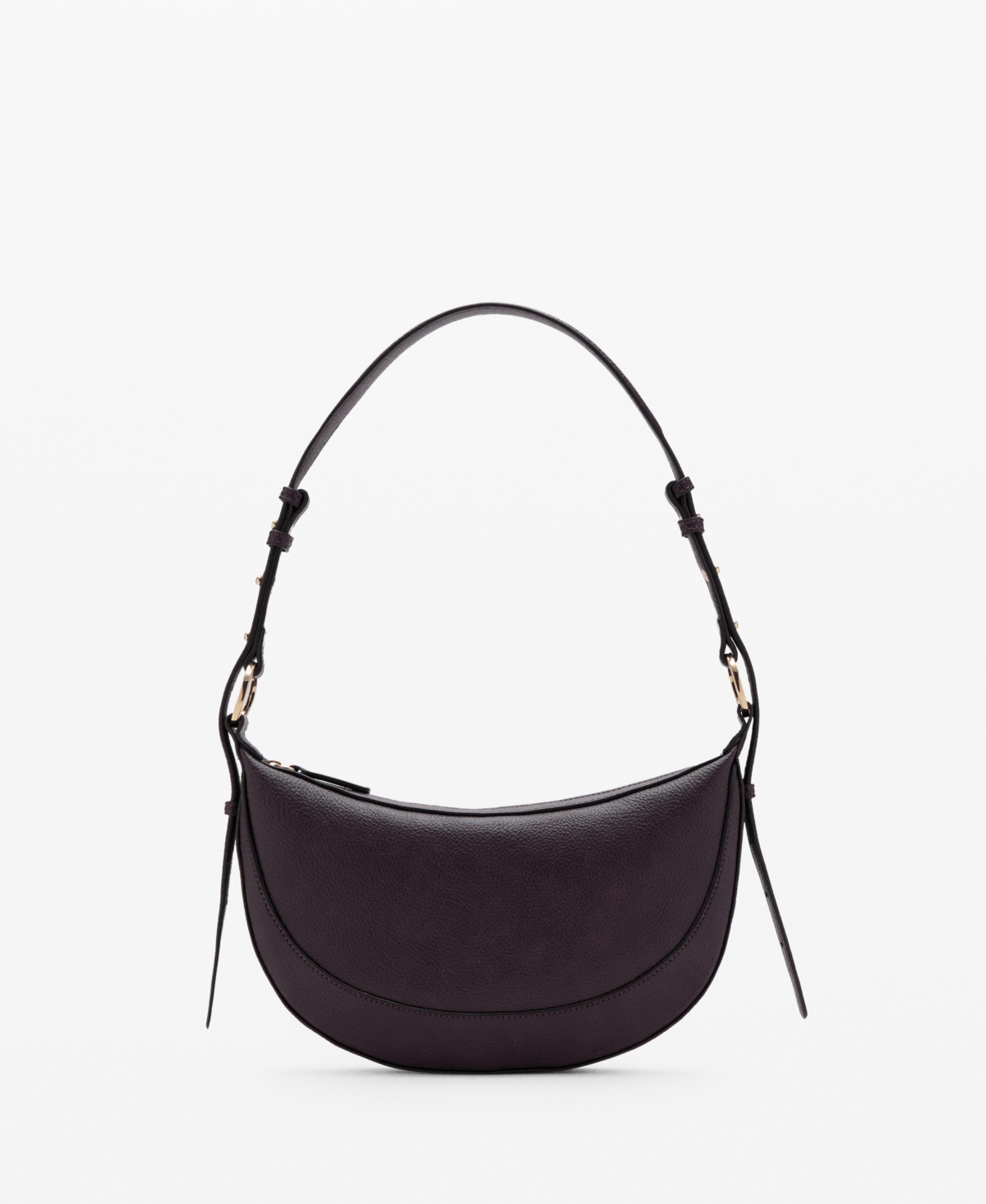 Click here for Mango Womens Oval Shoulder Bag - Burgundy prices