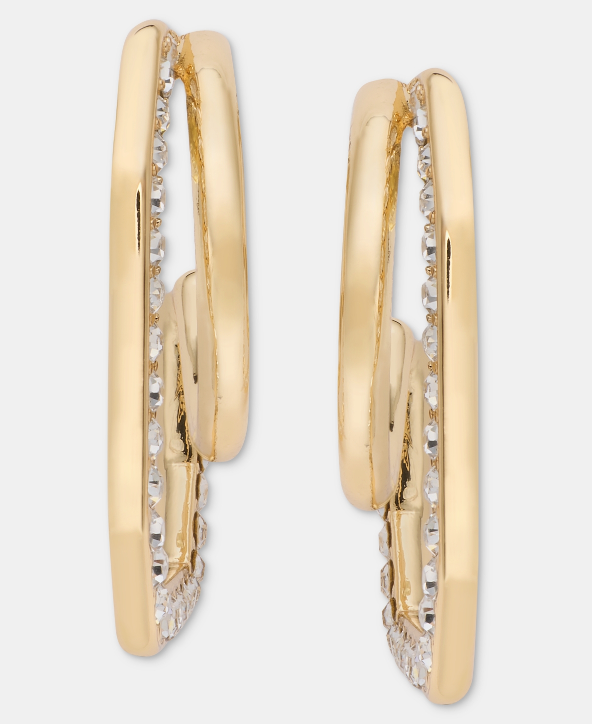 Click here for Karl Lagerfeld Paris Small Pave Geometric Split-Ho... prices