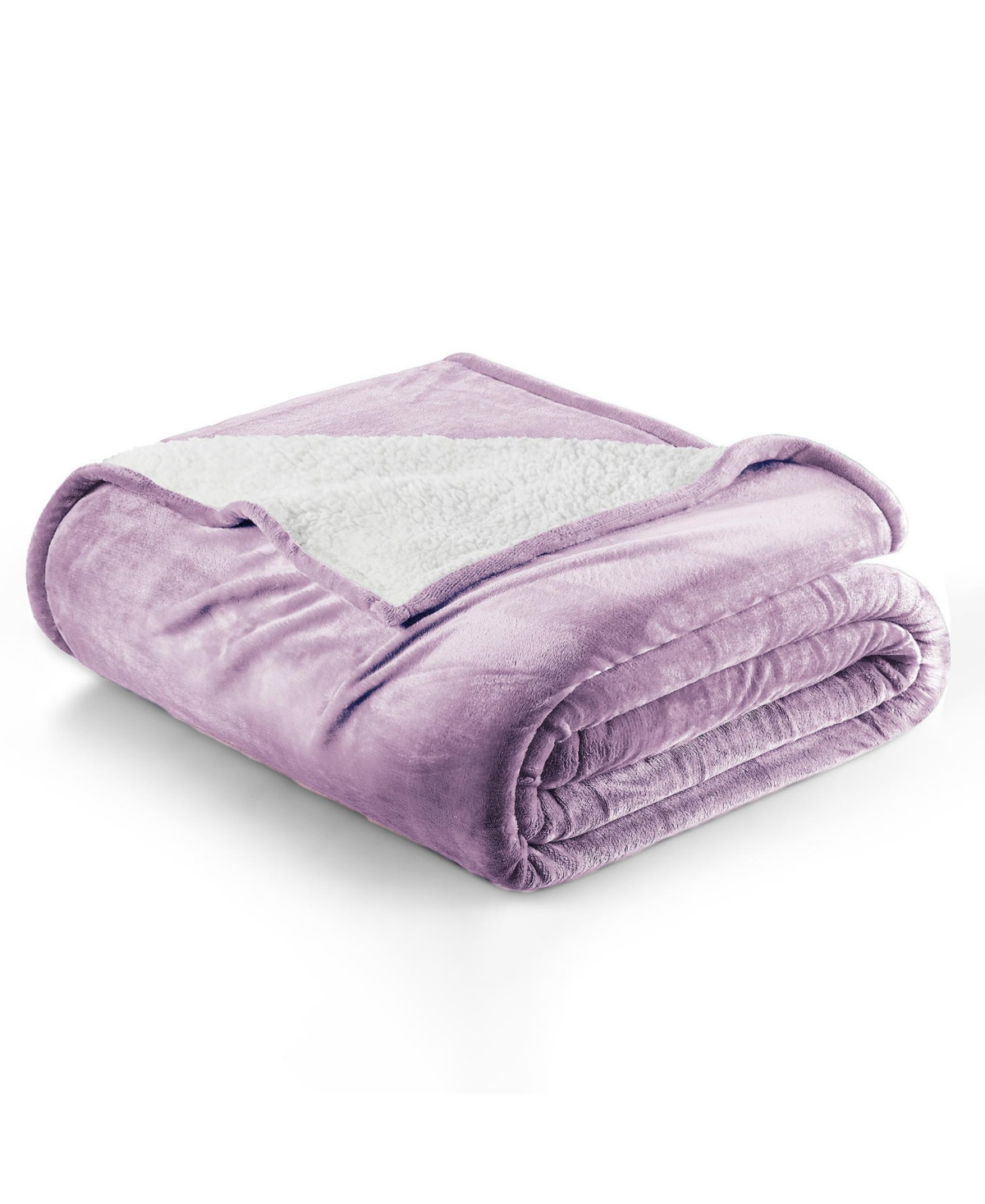 Click here for Linery & Co. Velvet Plush Reversible Sherpa Bed Bl... prices