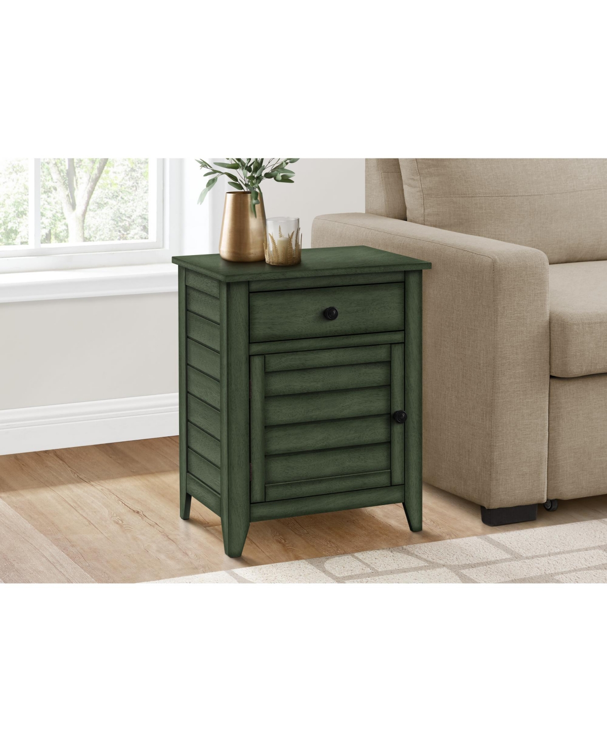 Click here for Lovmor Accent Table  Nightstand  Storage Drawer  E... prices