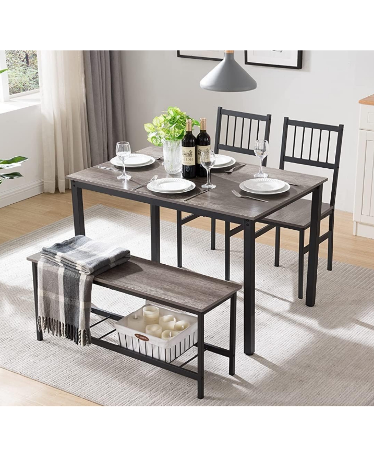Click here for Streamdale Furniture 4-Pc Kitchen Dining Table Set... prices