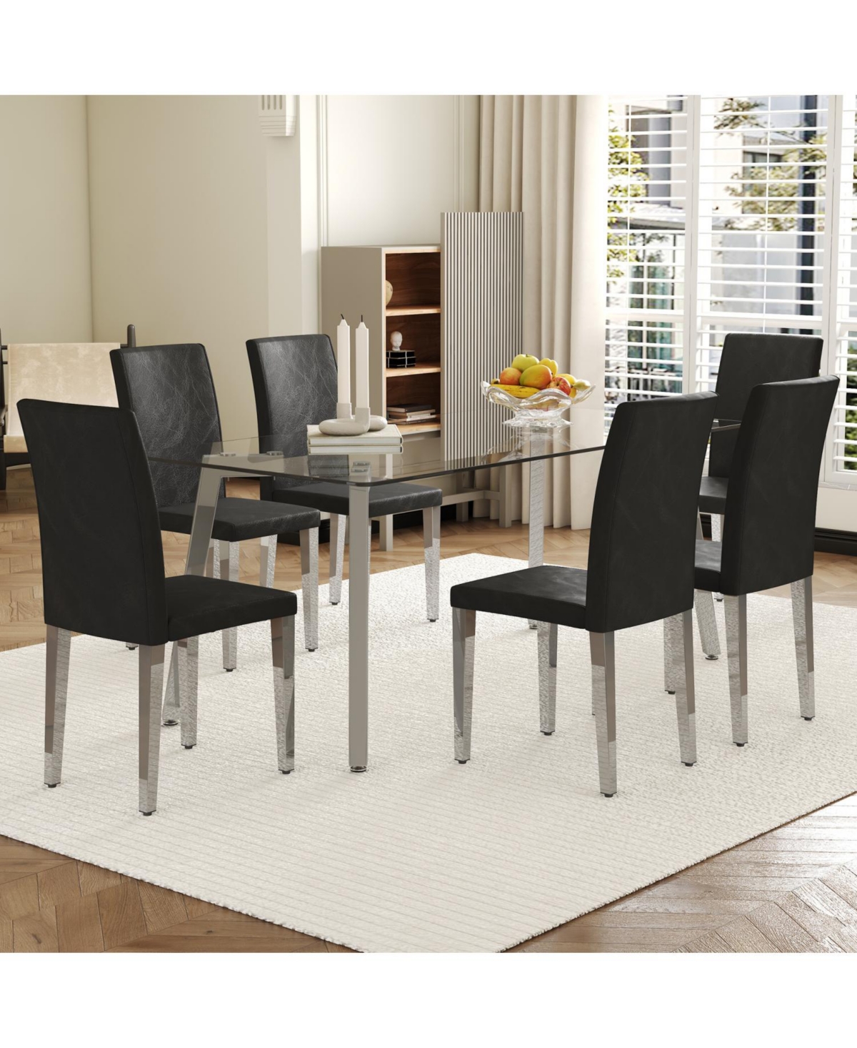 Click here for Streamdale Furniture Streamdale 71" Glass Din... prices