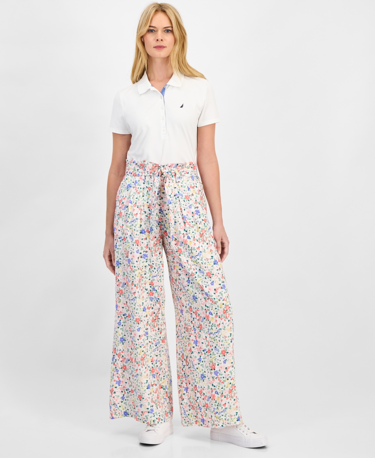 Click here for Nautica Jeans Womens Pull-On Belagio Floral Pants... prices