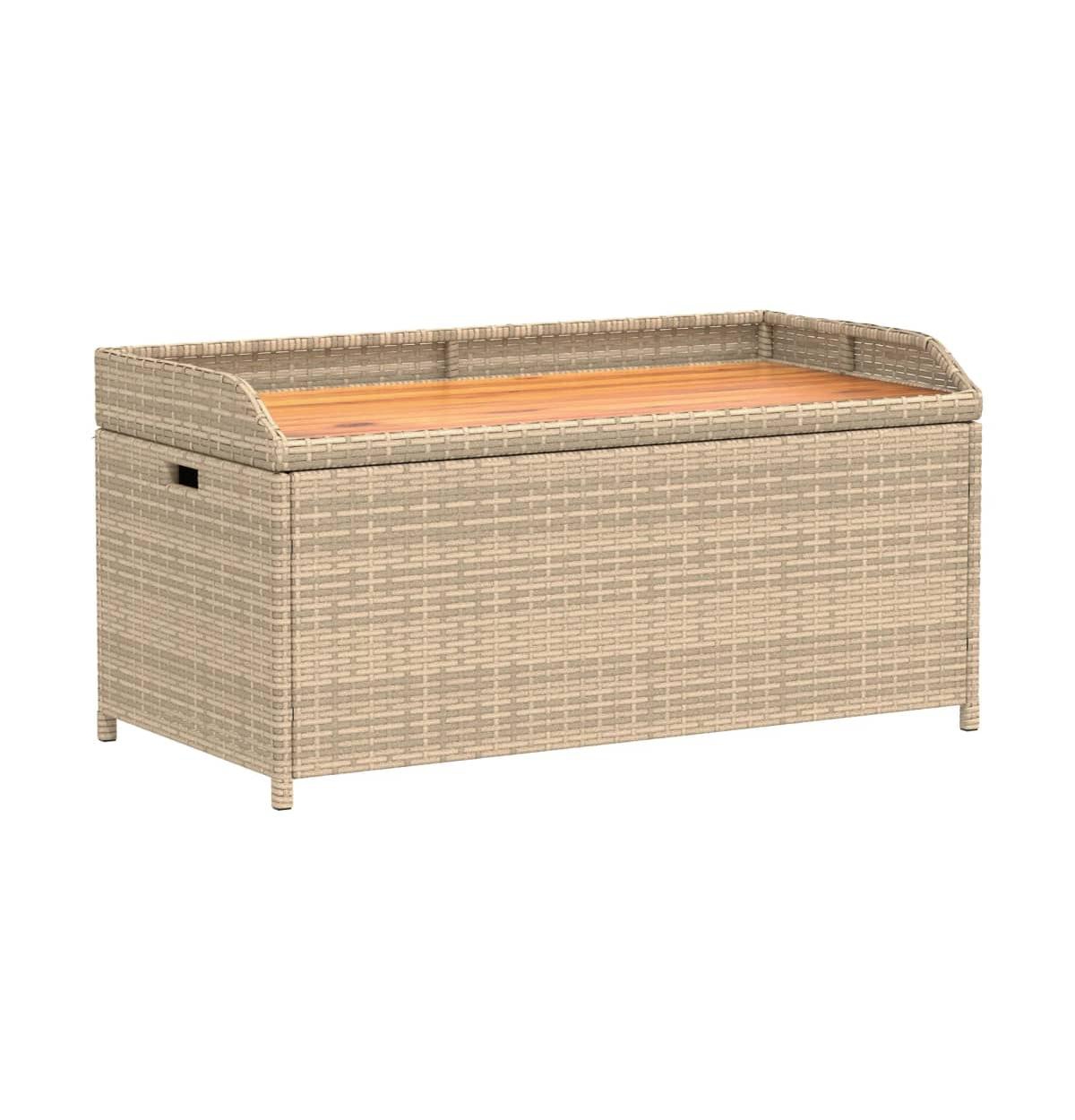 Click here for vidaXL Storage Bench Mix beige and brown - Mix bei... prices